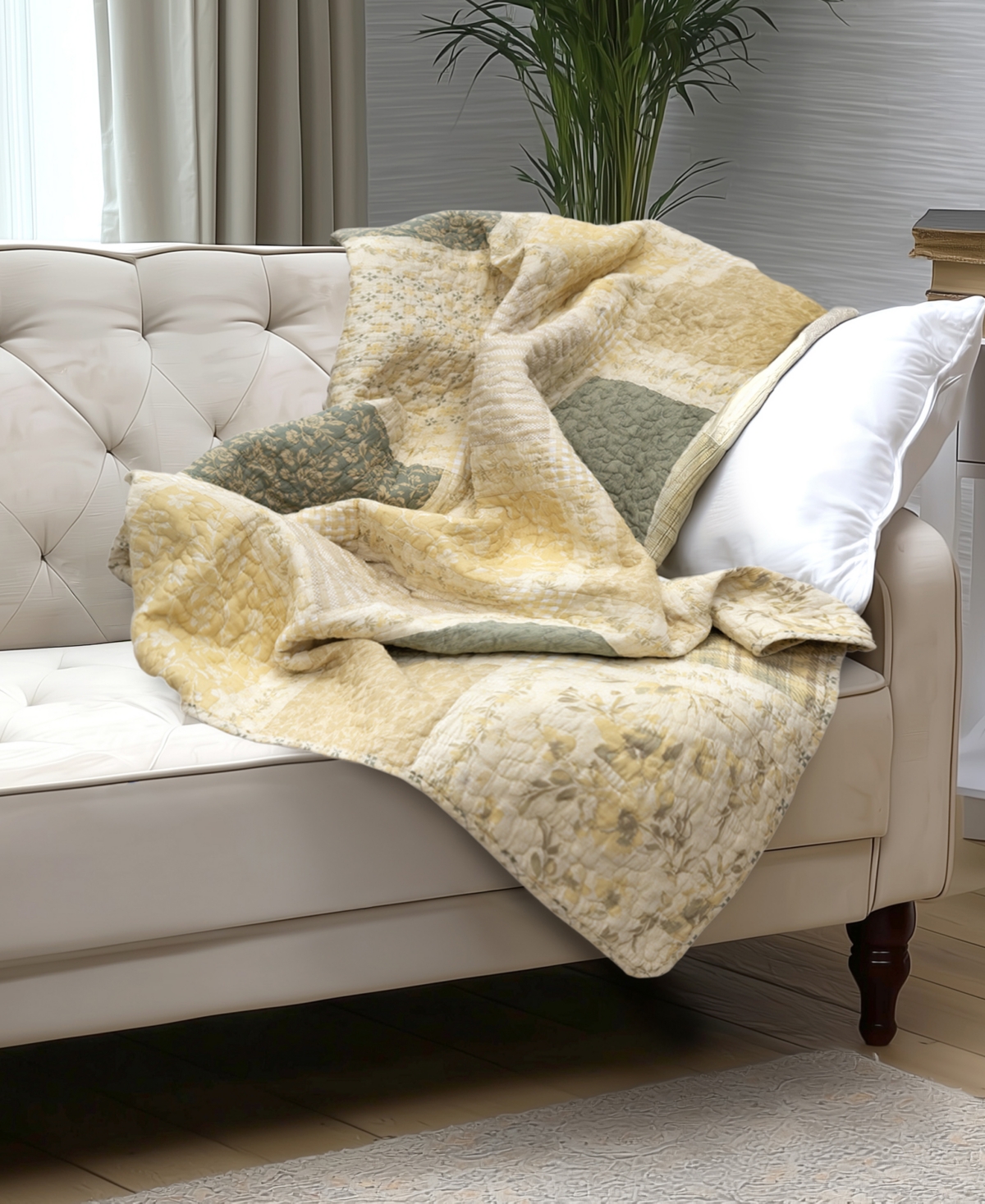 Click here for Donna Sharp Meadow Cotton Reversible Throw  50 x 6... prices