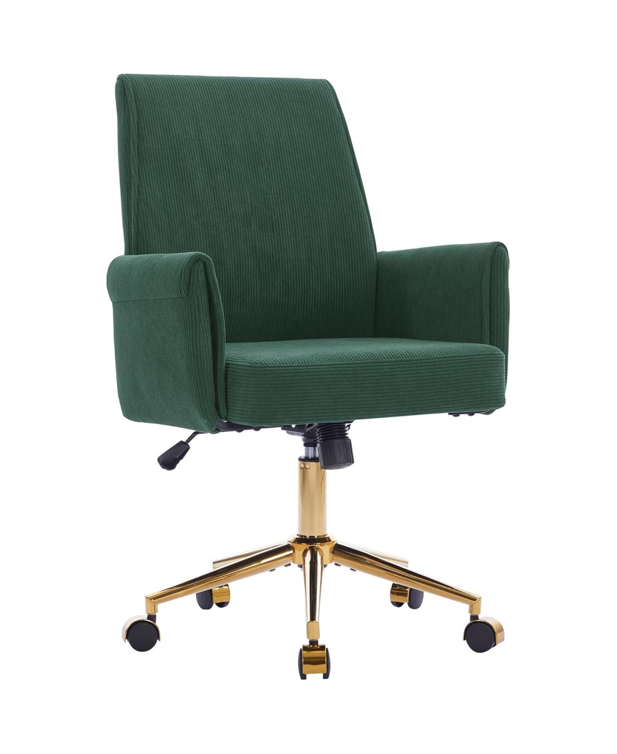 Click here for Rainsken Striped Velvet Office Chair - Adjustable... prices