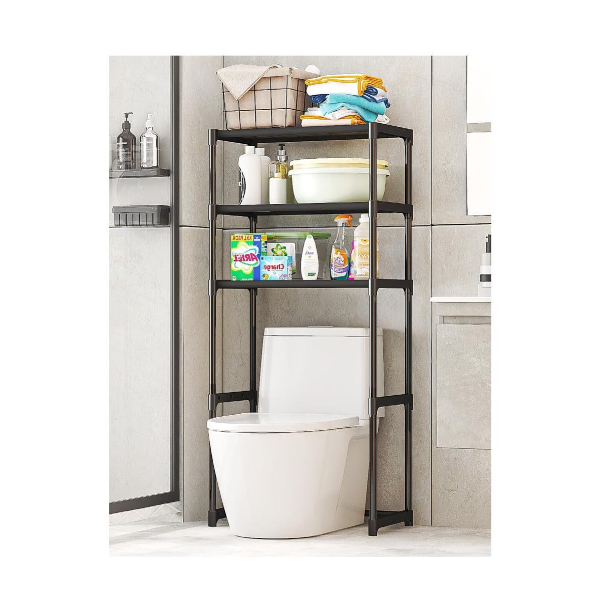 Click here for homfan Space-Saving 3 Tier Over The-Toilet Storage... prices