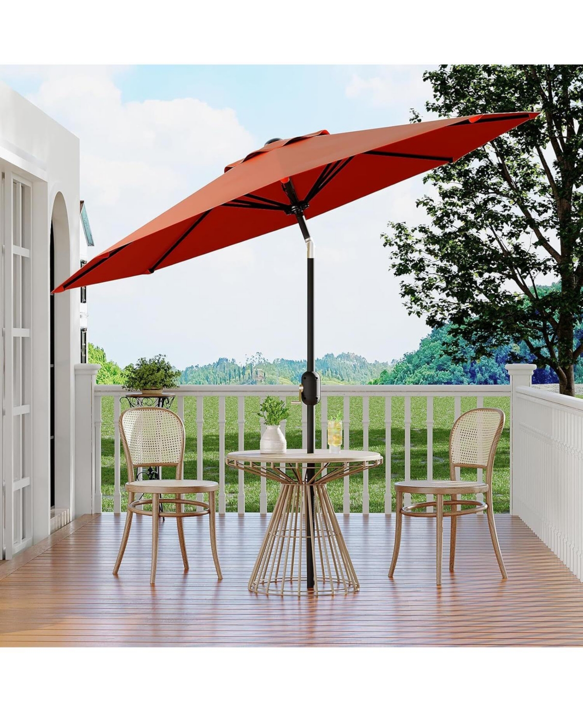 Click here for gaomon 9 Ft Outdoor Table Patio Umbrella  Waterpro... prices