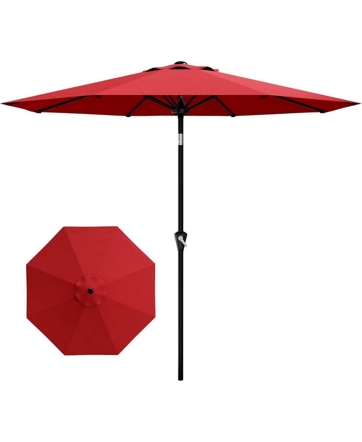 Click here for gaomon 9FT Patio Umbrella with Smooth Crank Lift U... prices