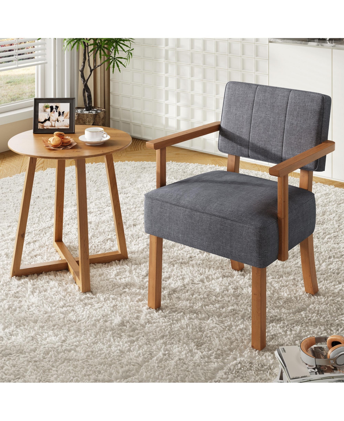 Click here for homfan Mid-Century Modern Dining Accent Chair â... prices