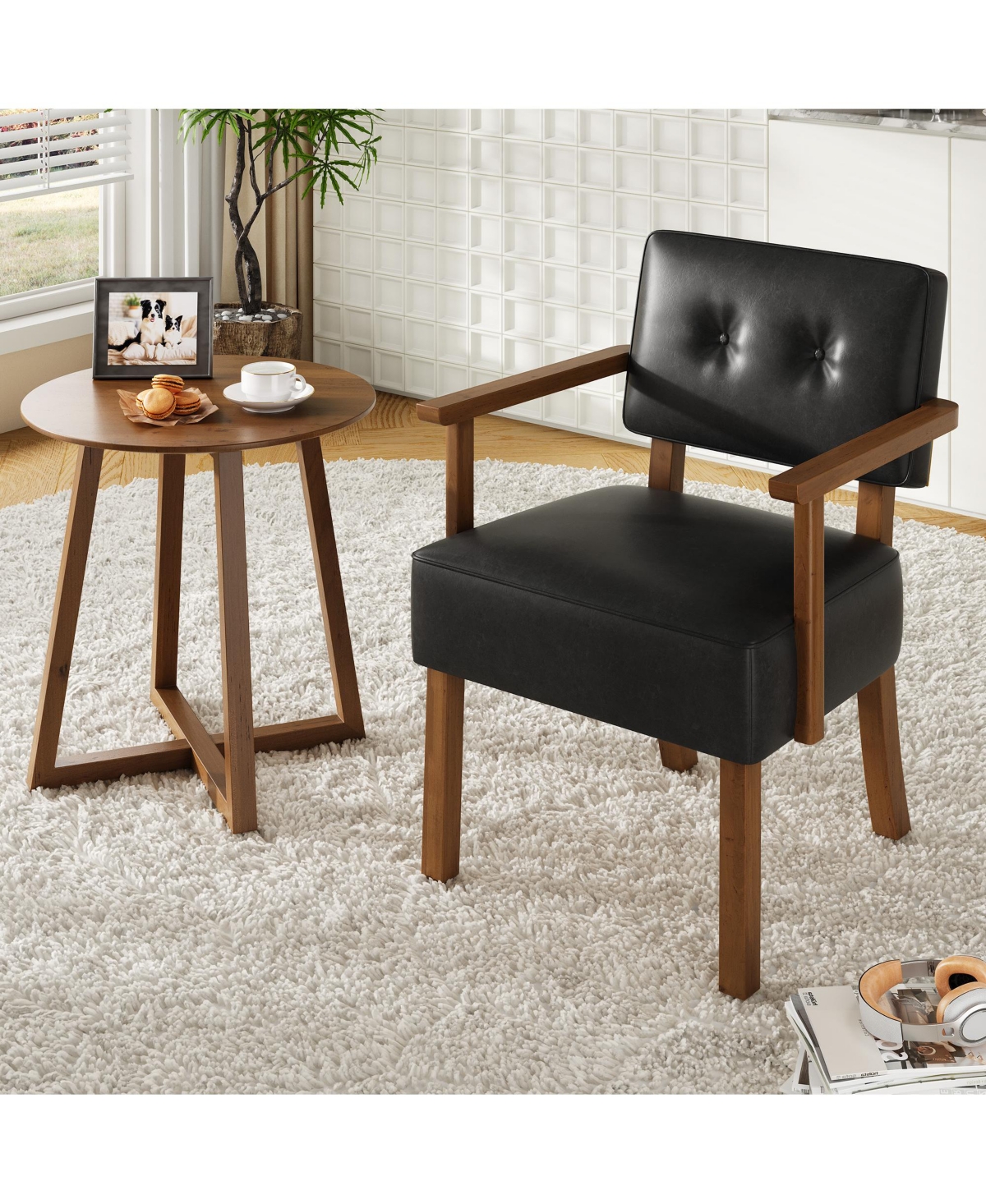 Click here for homfan Mid-Century Modern Dining Accent Chair â... prices