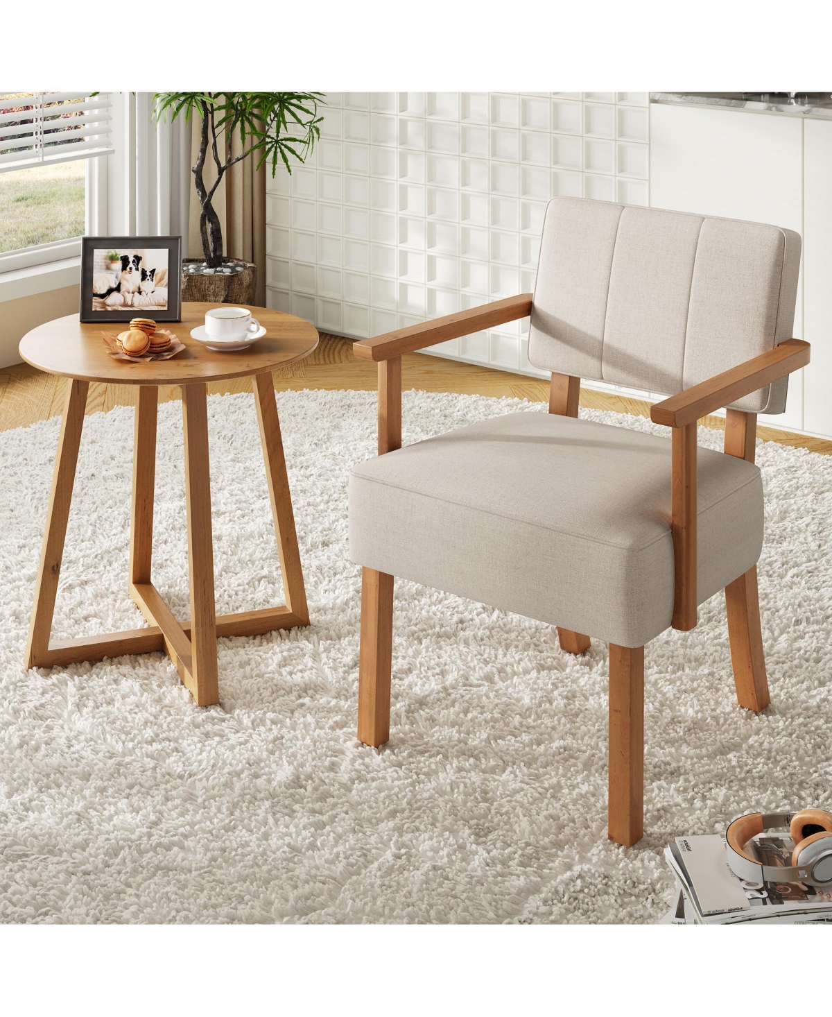 Click here for homfan Mid-Century Modern Dining Accent Chair â... prices