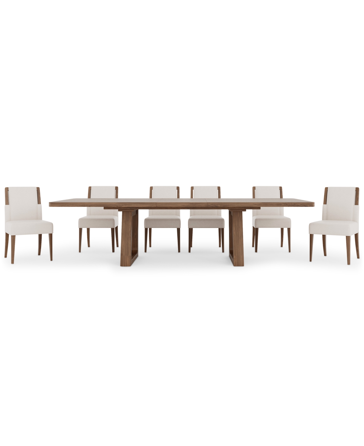 Click here for Amelie Rectangular 7-Piece Wood Dining Set (Table... prices