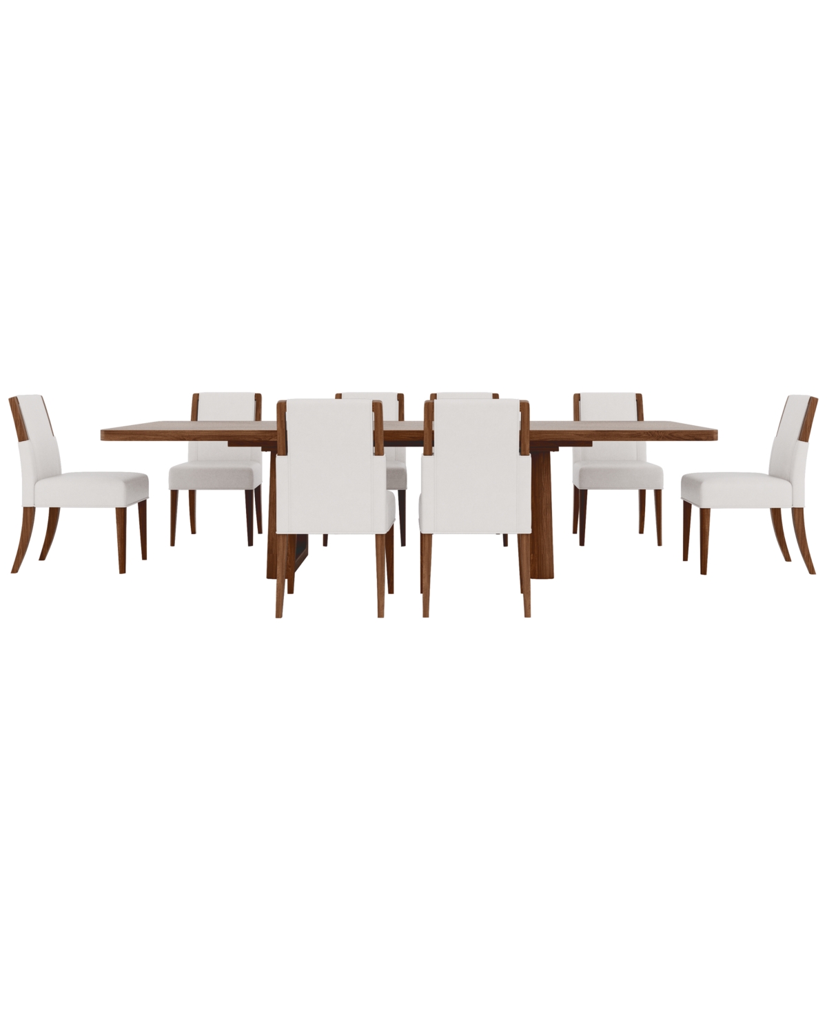 Click here for Amelie Rectangular 9-Piece Wood Dining Set (Table... prices