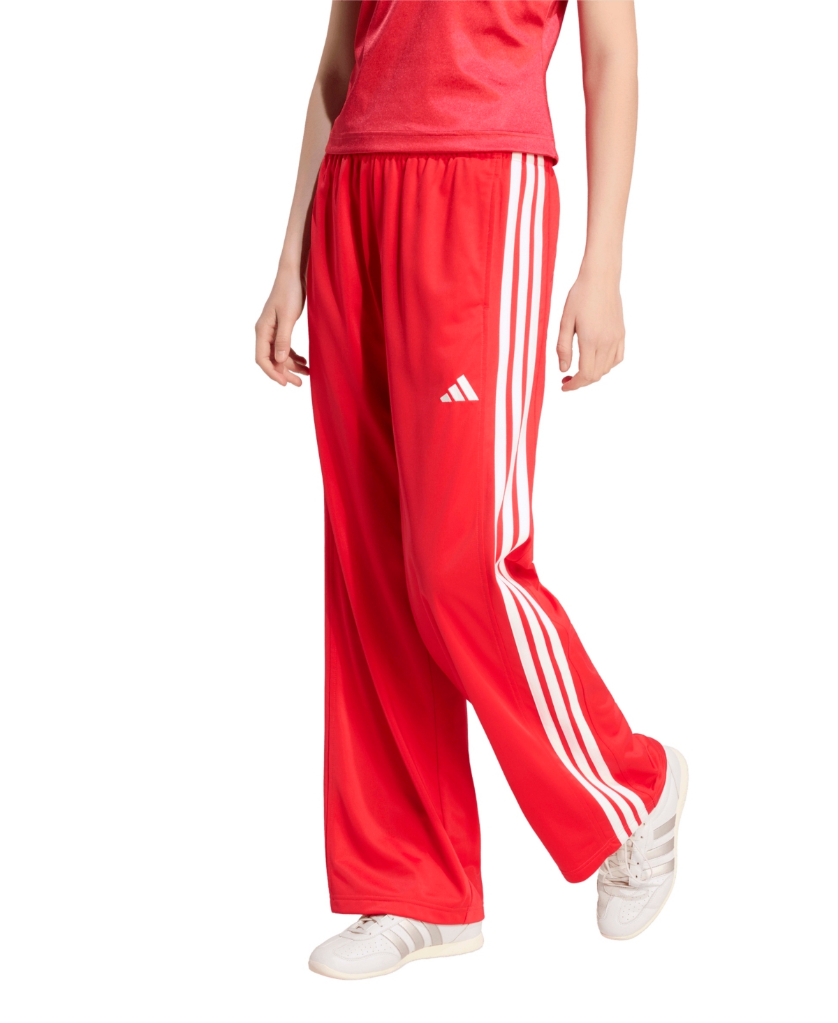 Click here for adidas Womens Dayready Wide-Leg Track Pants - Pure... prices