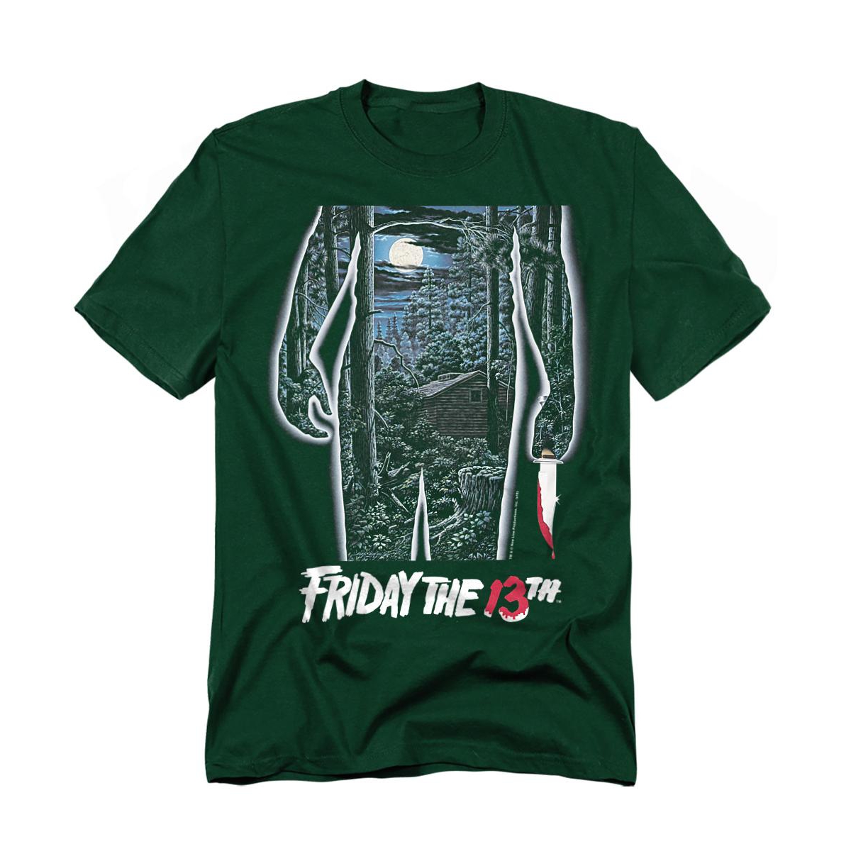 Click here for Friday The 13th Mens Poster T-Shirt - Hunter green prices