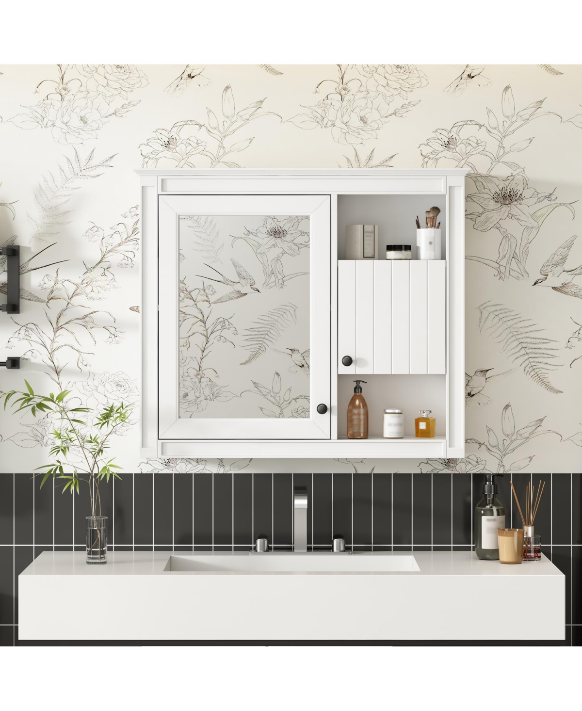 Click here for Rainsken Wall Mounted Bathroom Mirror  32 Medicine... prices