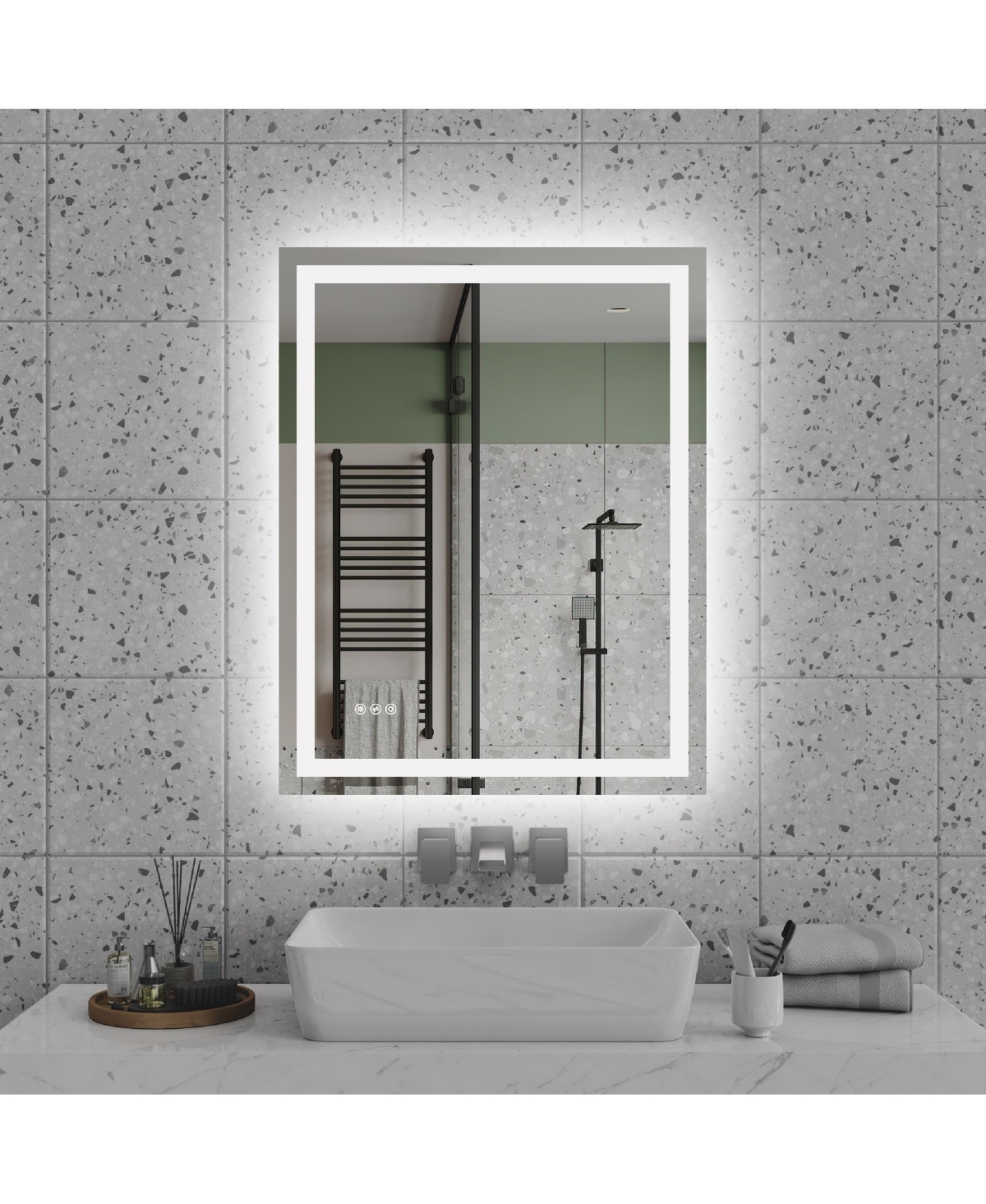 Click here for Rainsken 2836 Led Bathroom Mirror  Anti-fog Vanity... prices