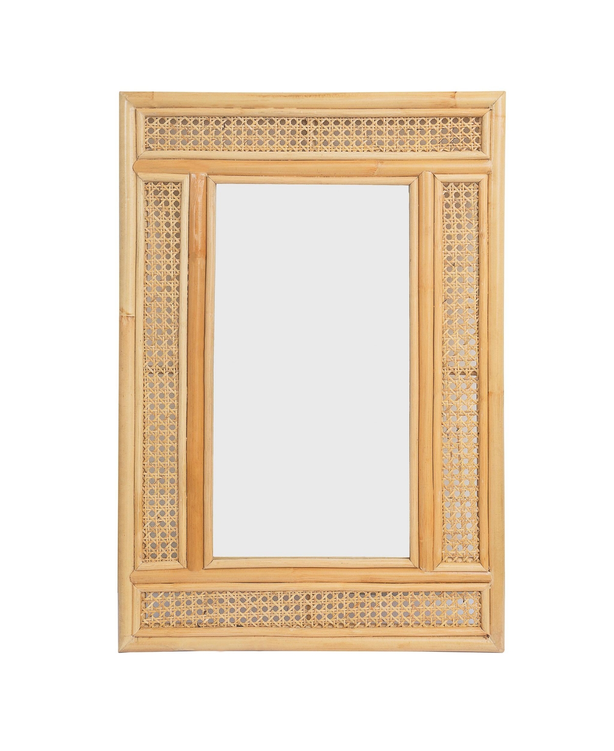 Click here for The Artisan & Company  Rattan Rectangular Wall Mir... prices