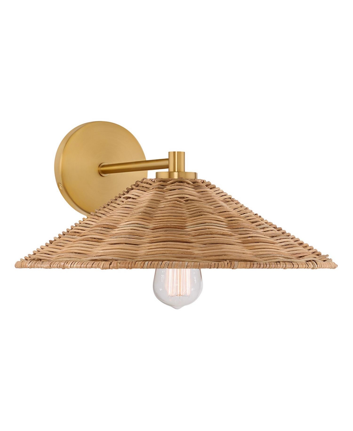 Click here for Trade Winds Lighting 1-Light Wall Sconce - Natural... prices