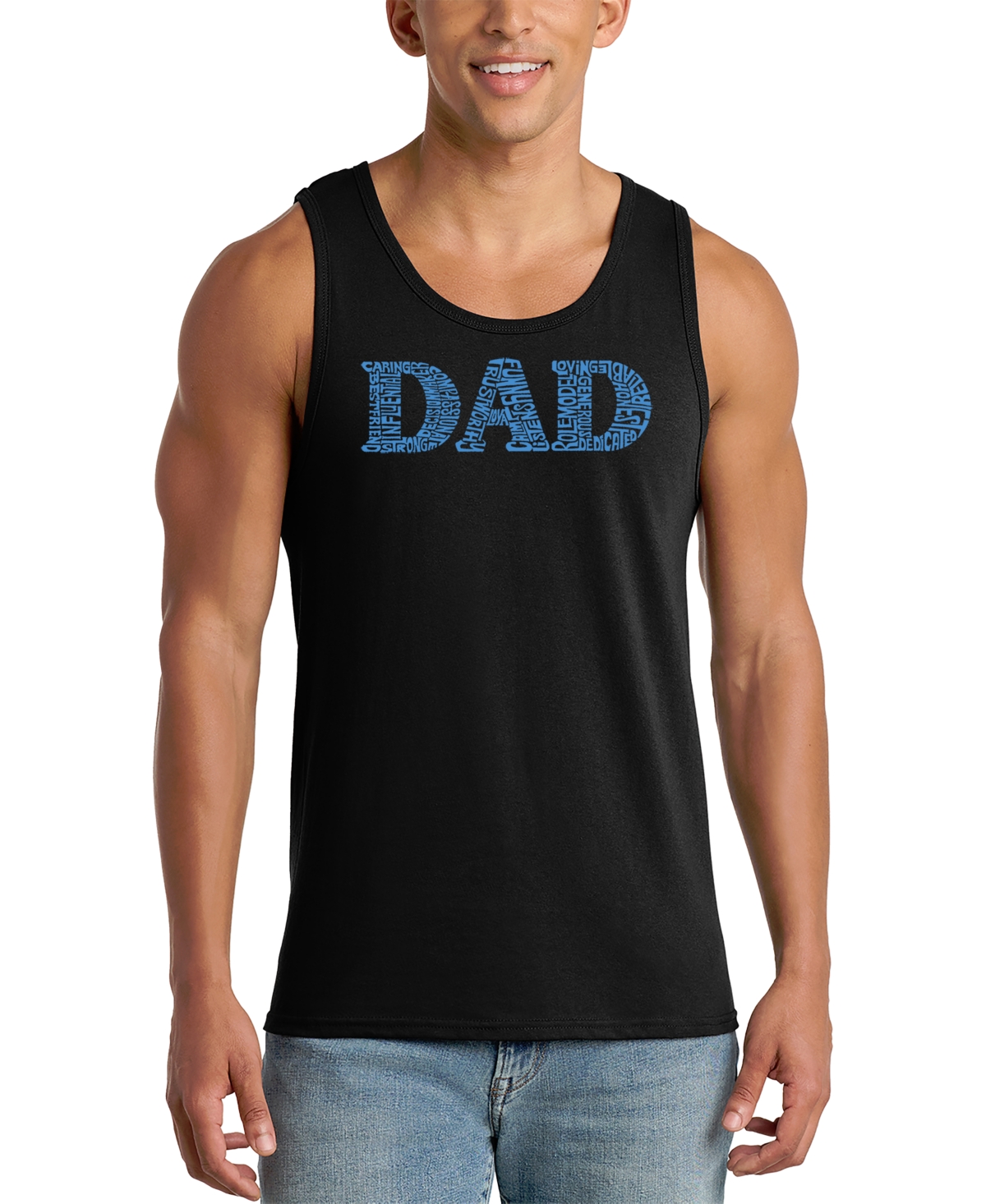 Click here for La Pop Art Mens Dad Typography Word Art Graphic Ta... prices