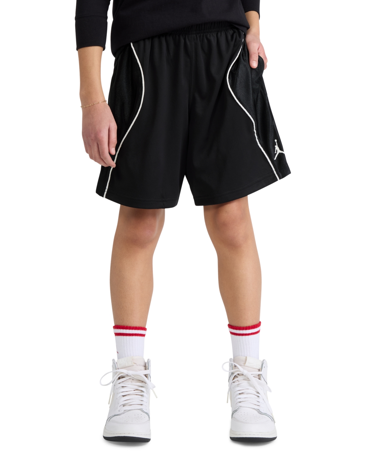 Click here for Jordan Boys 8-20 Sport Active Shorts - Black prices