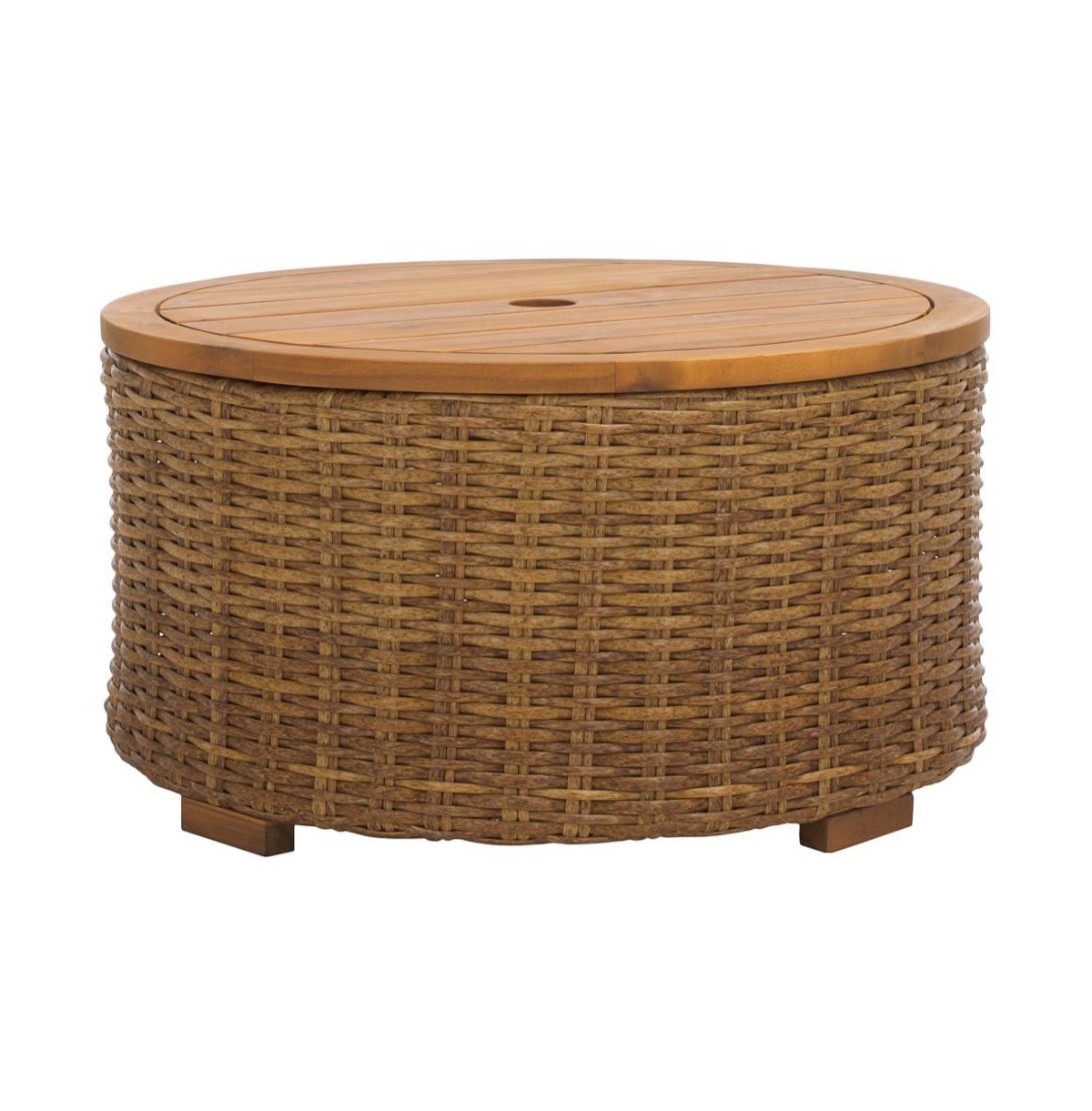 Click here for Safavieh Anguilla Wicker Outdoor Coffee Table - Na... prices