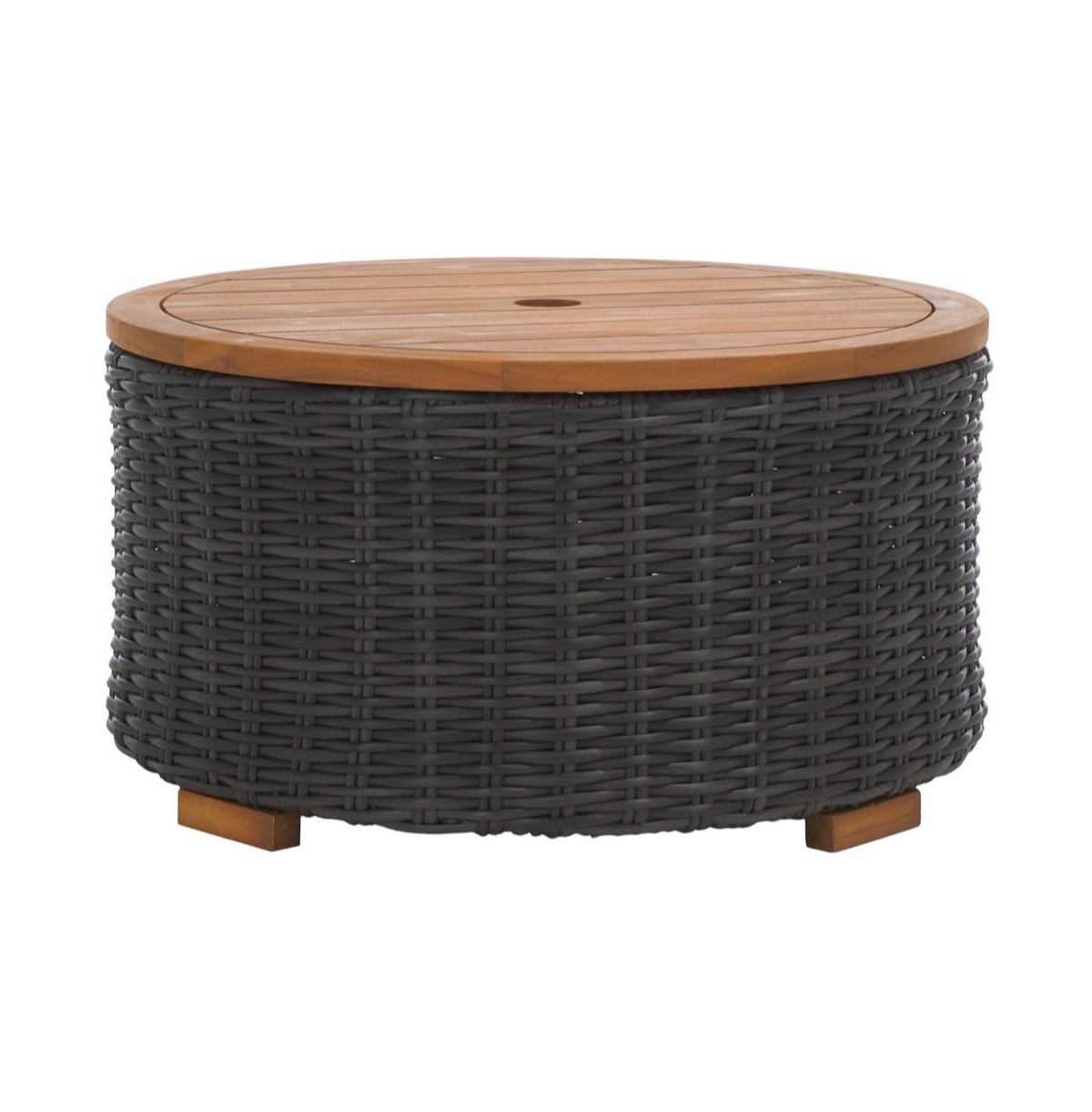 Click here for Safavieh Anguilla Wicker Outdoor Coffee Table - Da... prices