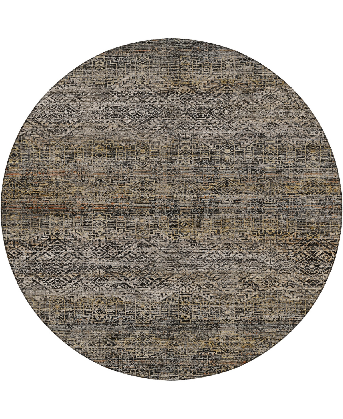 Click here for Dalyn Vico VC8 8x8 Round Area Rug - Black prices