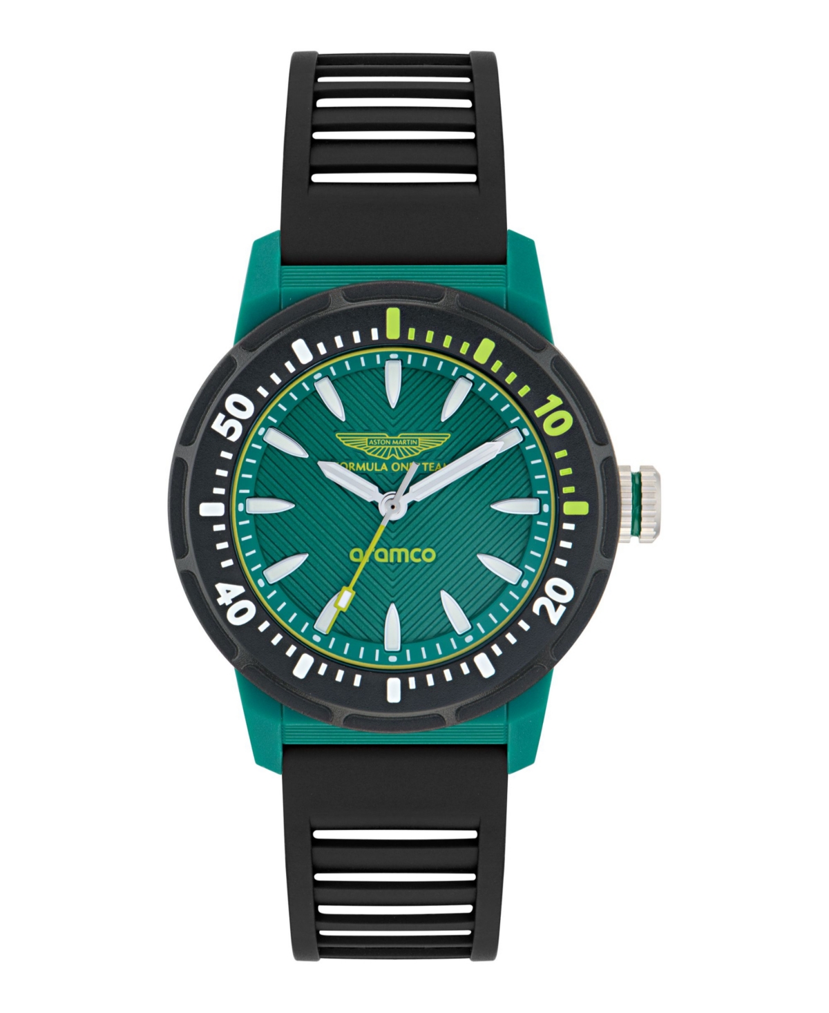 Click here for Aston Martin F1 Mens Pdk 3 Hand Quartz Black Silic... prices
