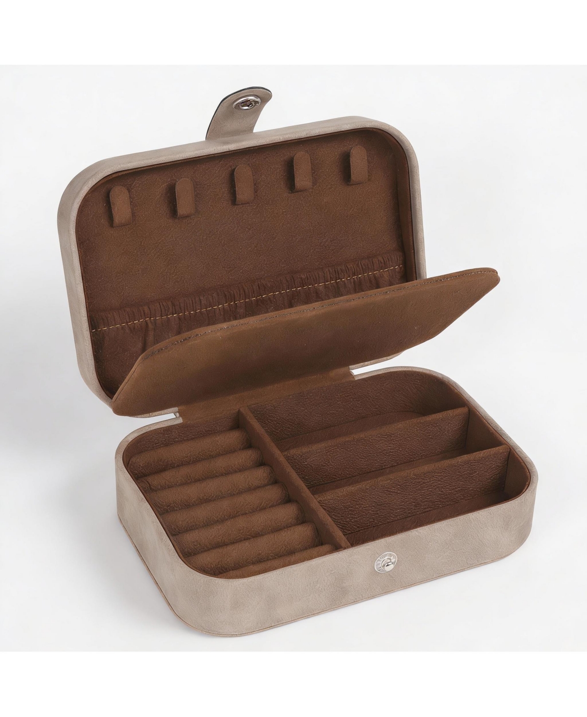 Click here for Yigii Pu Leather Mini Jewelry Box for Women - Brow... prices