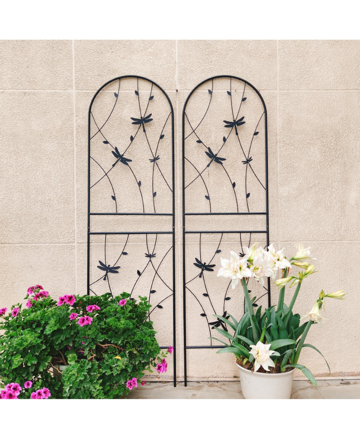 Click here for Clihome Metal Garden Trellis 71 x 19.7 Rustproof T... prices