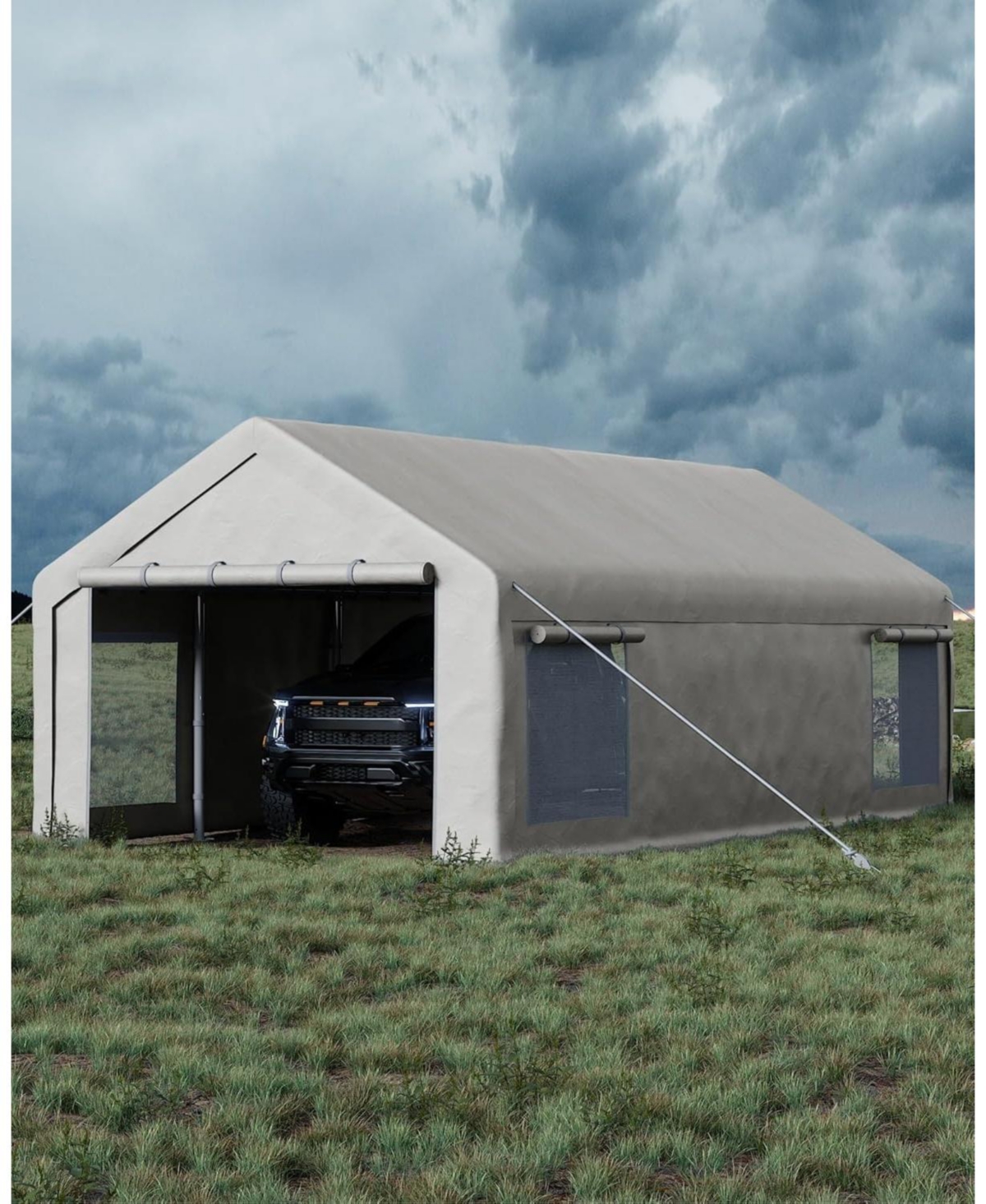 Click here for gaomon 13x25 Ft Carport Heavy-Duty Carport with 4... prices