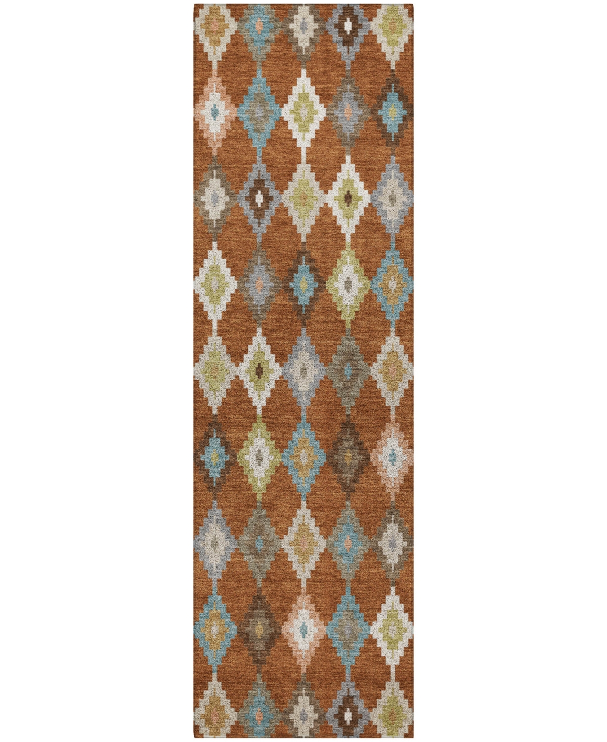 Click here for Dalyn Kenner KN10 23x76 Runner Area Rug - Orange prices
