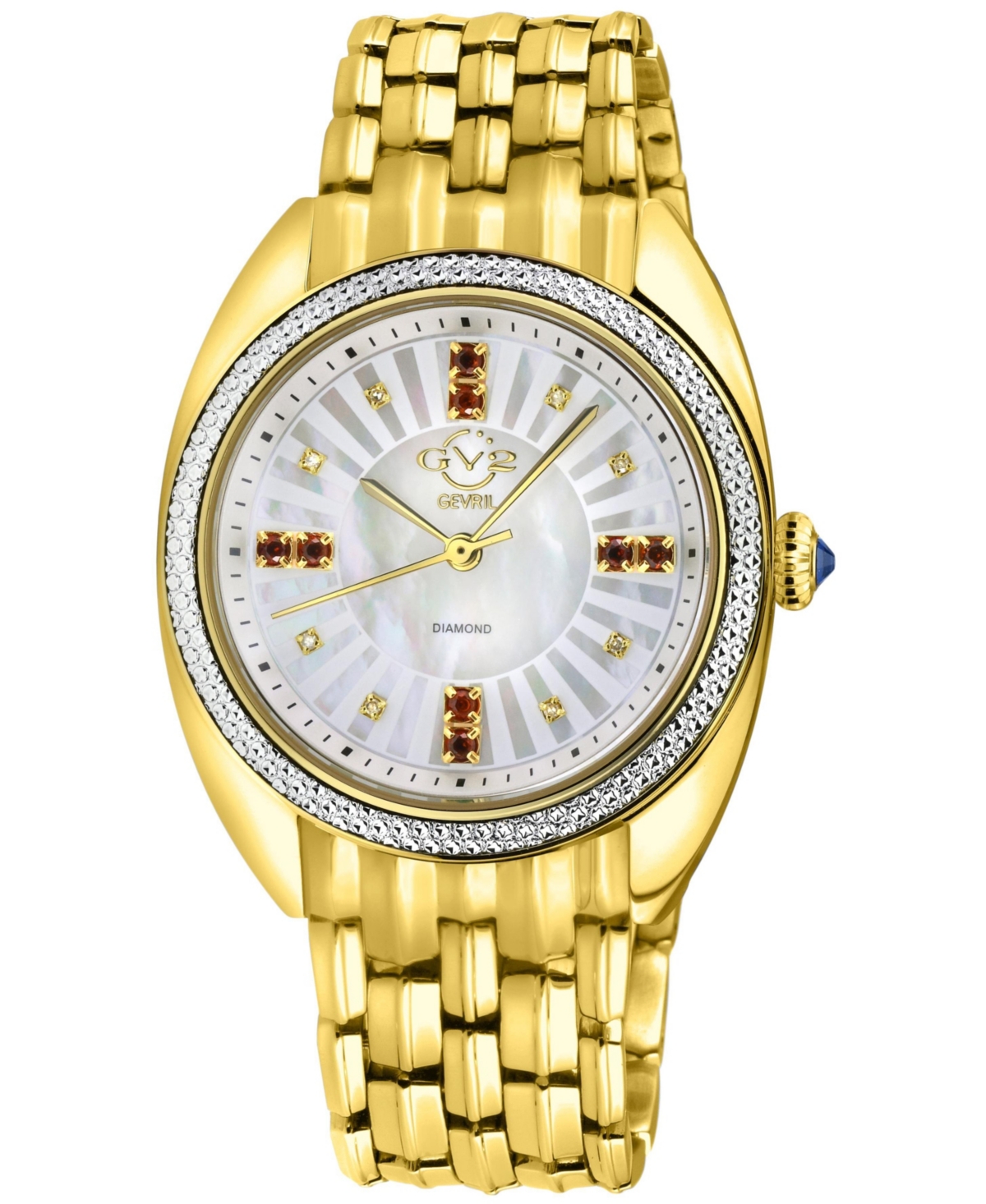 Click here for GV2 by Gevril Womens Palermo Swiss Quartz Diamond... prices