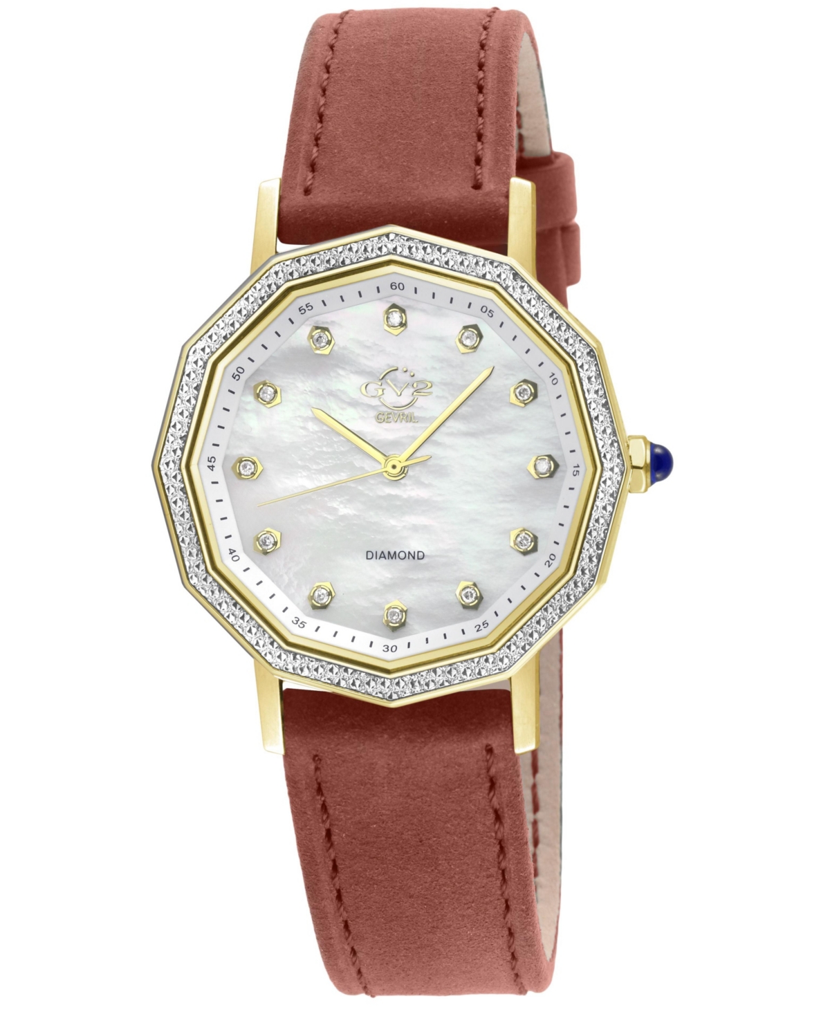 Click here for GV2 by Gevril Womens Spello Ii Swiss Quartz Diamon... prices