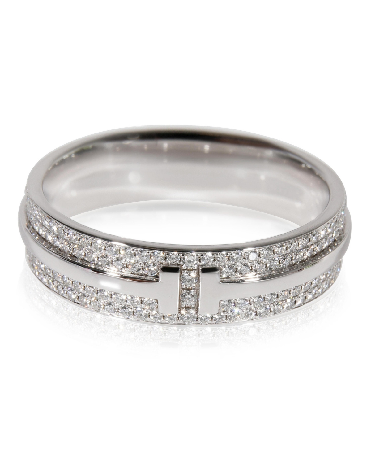 Click here for Pre-Owned Tiffany & Co Tiffany T Wide Diamond Ring... prices