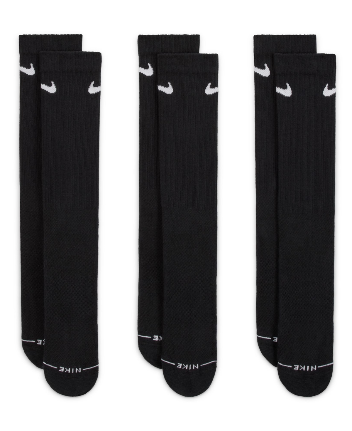 Click here for Nike Mens Everyday Elevated Crew Socks  3-Pack - B... prices