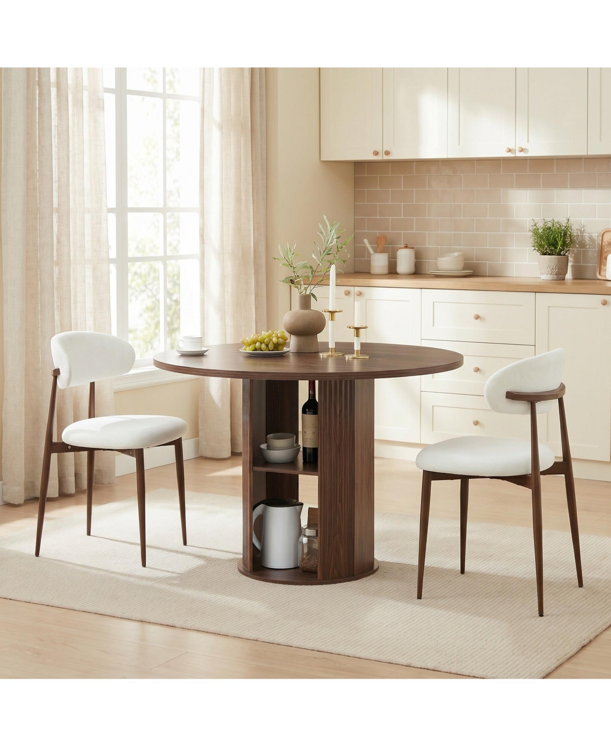 Click here for Sailvan Round Dining Table Set with 2 Chairs  2-Ti... prices