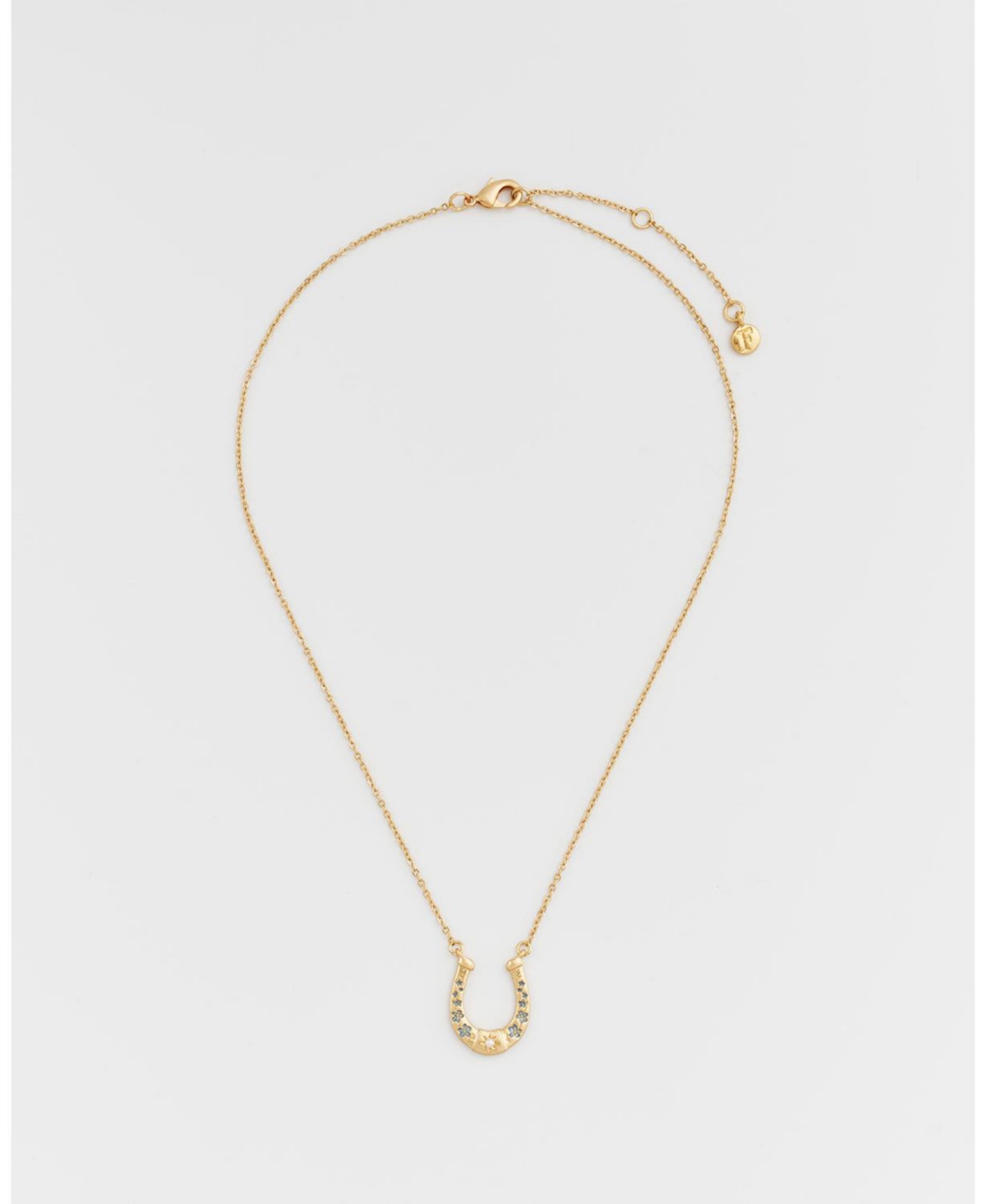 Click here for Fable England Gold Lucky in Love Necklace - Gold prices