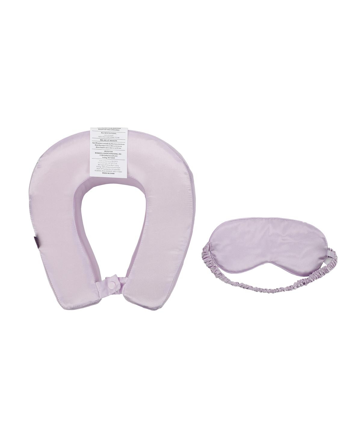 Click here for Generic Adult Lavender Poly Satin Neck Pillow and... prices