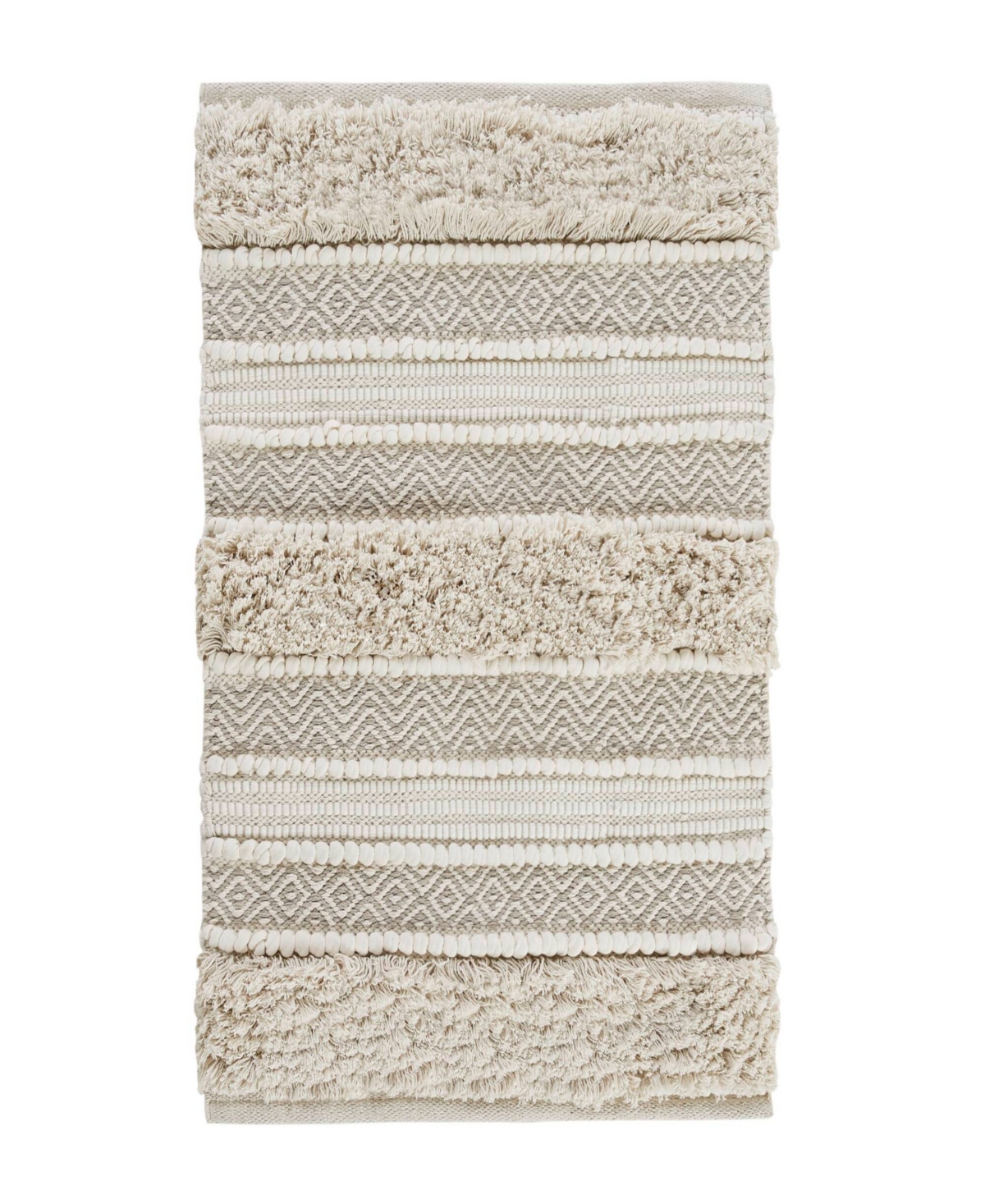 Click here for Ink+Ivy Asher Woven Texture Stripe Bath Rug  20 x... prices