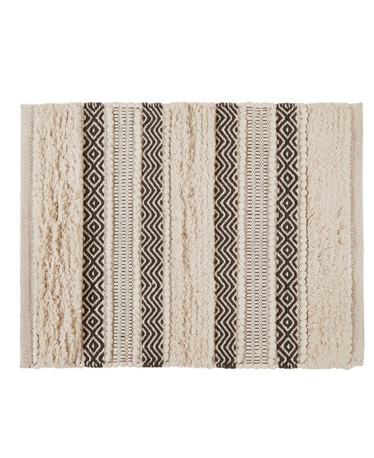 Click here for Ink+Ivy Asher Woven Texture Stripe Bath Rug  20 x... prices