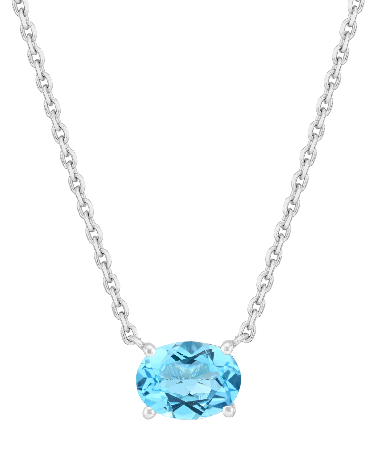Click here for Macys Swiss Blue Topaz (1-1/2 ct. t.w.) Pendant Ne... prices