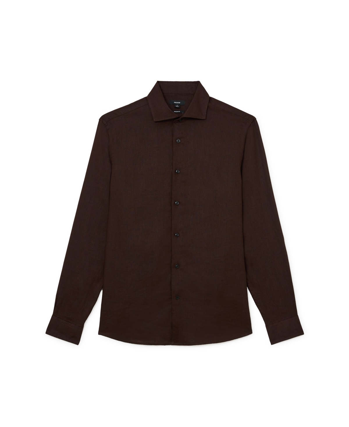 Click here for Reiss Mens Linen Cutaway Collar Regular Fit Shirt... prices