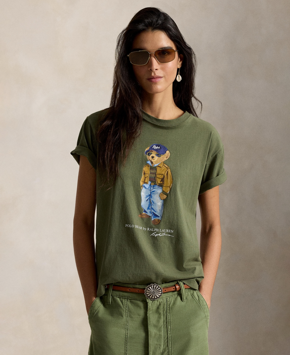 Click here for Polo Ralph Lauren Womens Vintage Cotton Jersey Cre... prices