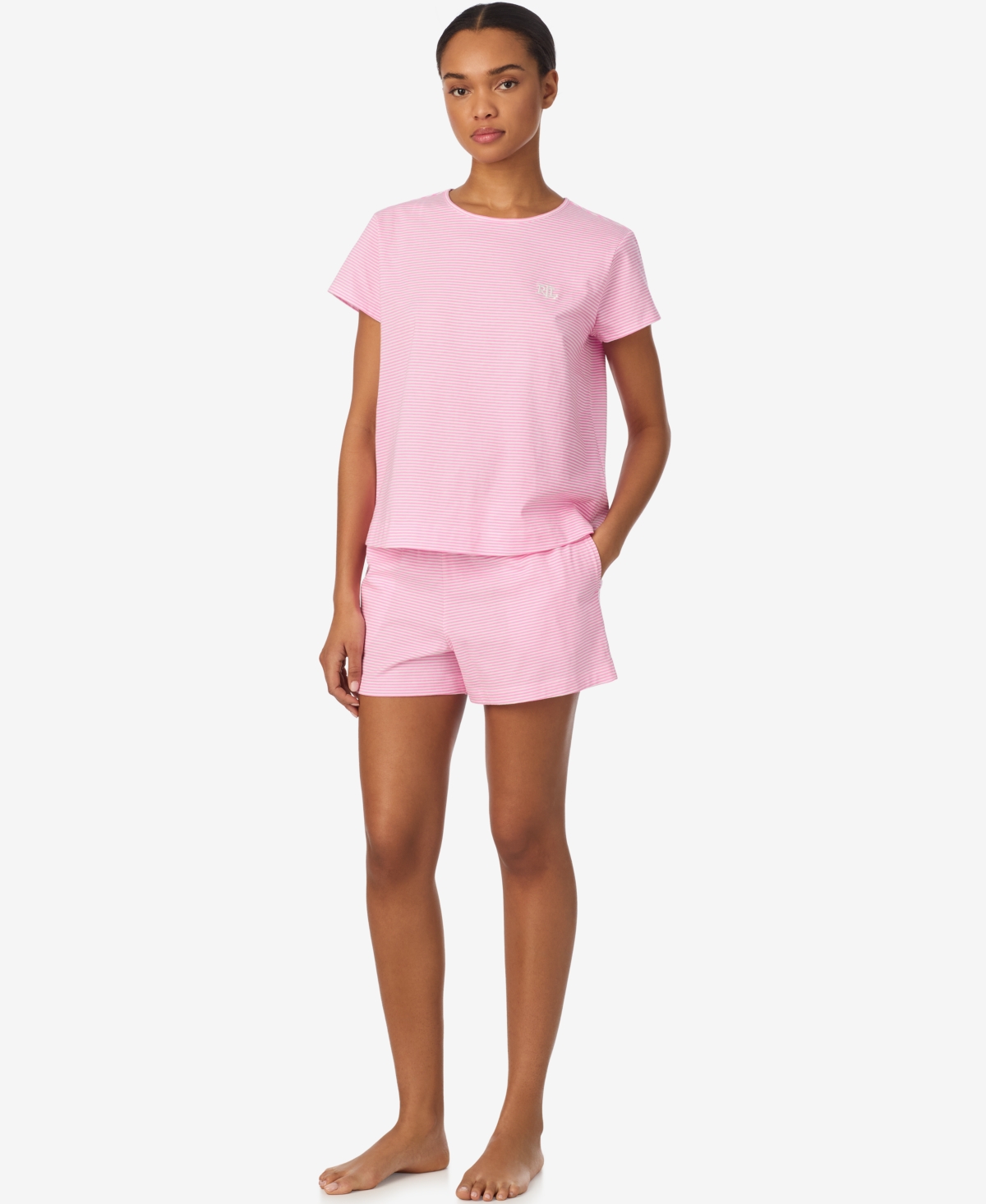 Click here for Lauren Ralph Lauren Womens 2-Piece Cotton Tee and... prices