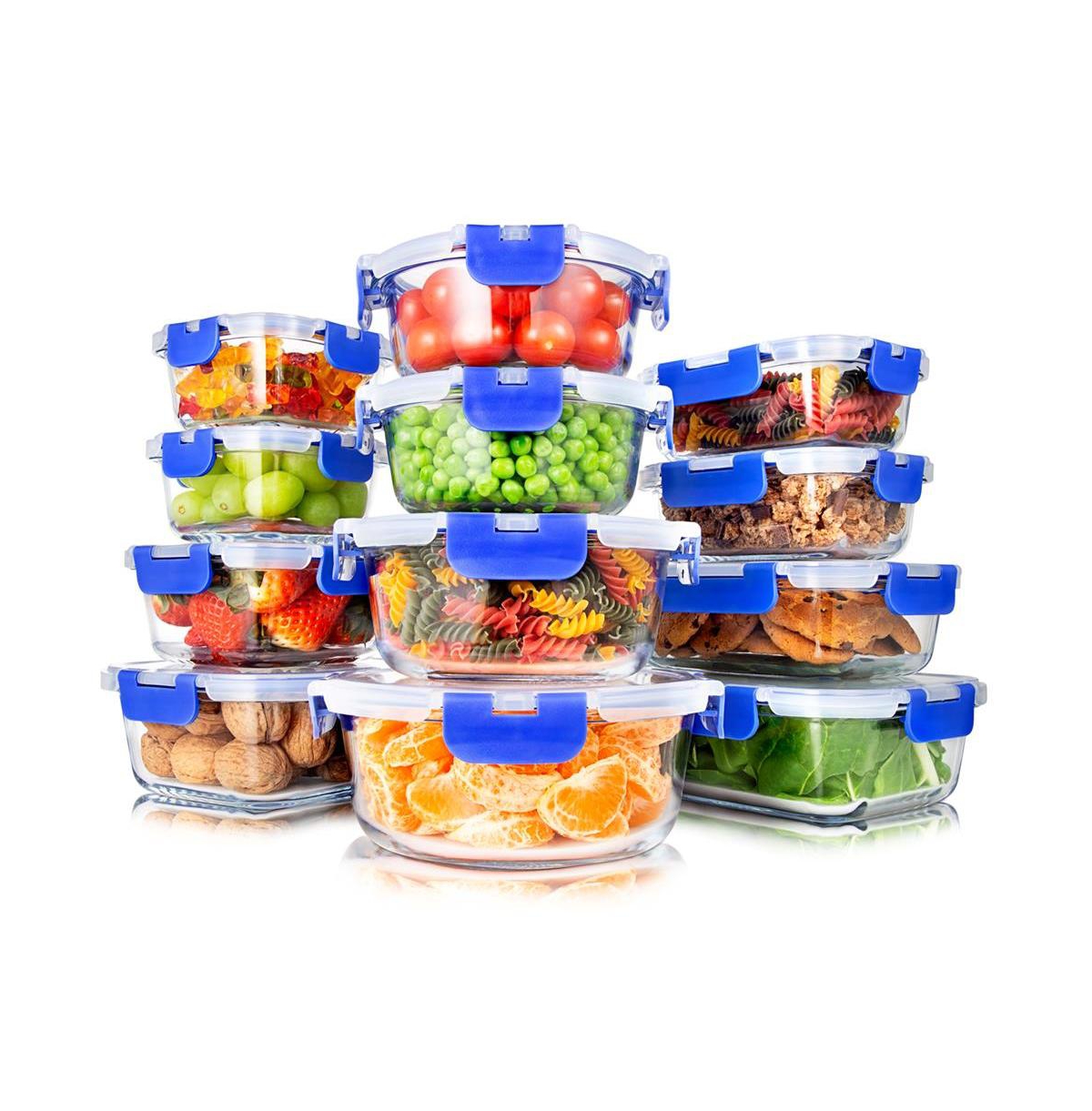 Click here for SereneLife 24-Piece Superior Glass Food Storage Co... prices