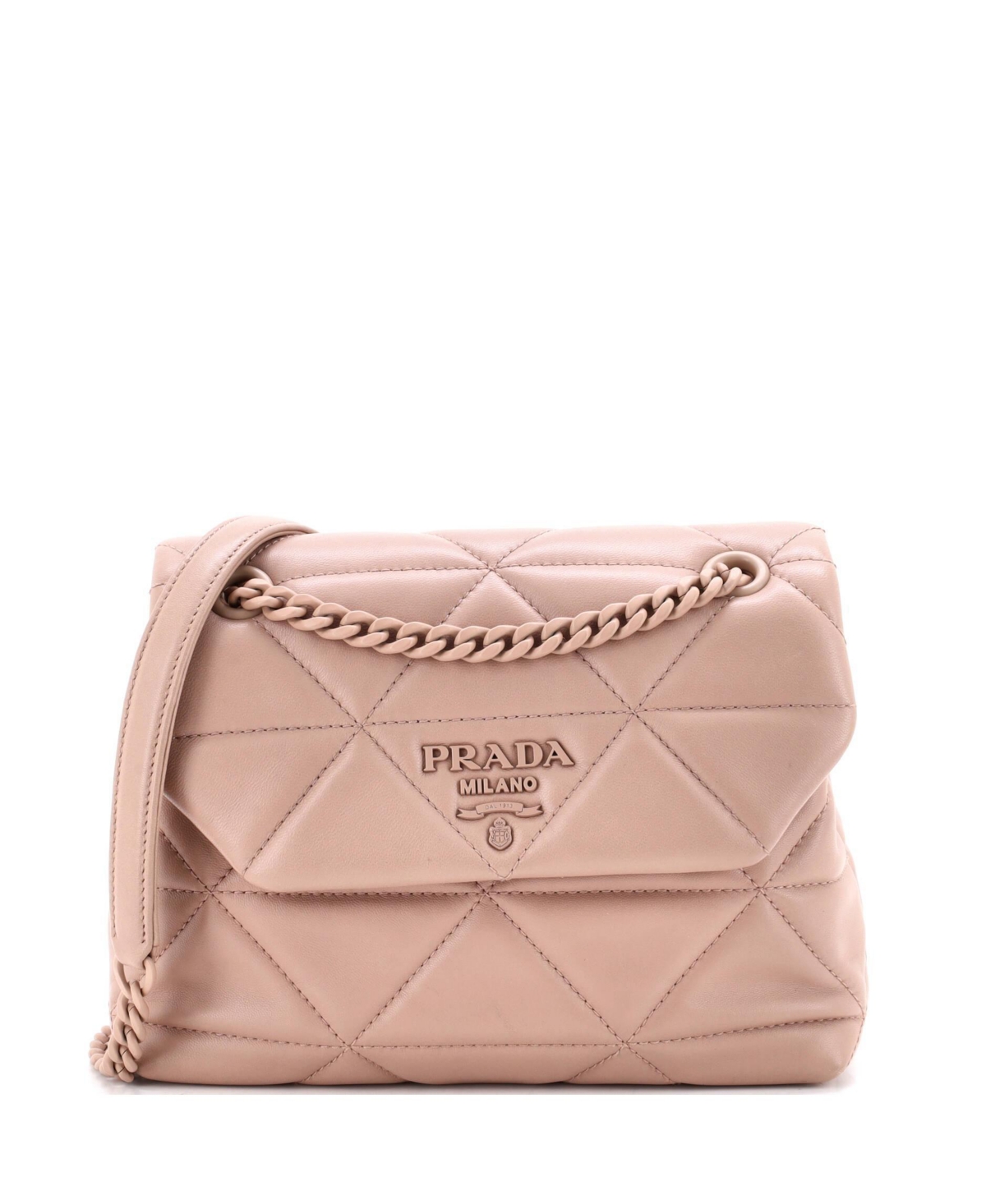 Click here for Pre-Owned Prada Small Spectrum Flap Bag Quilted Na... prices