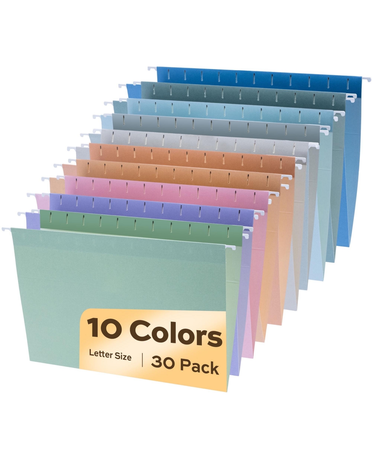 Click here for Deli 30 Count Hanging File Folders  Pastel Colors... prices
