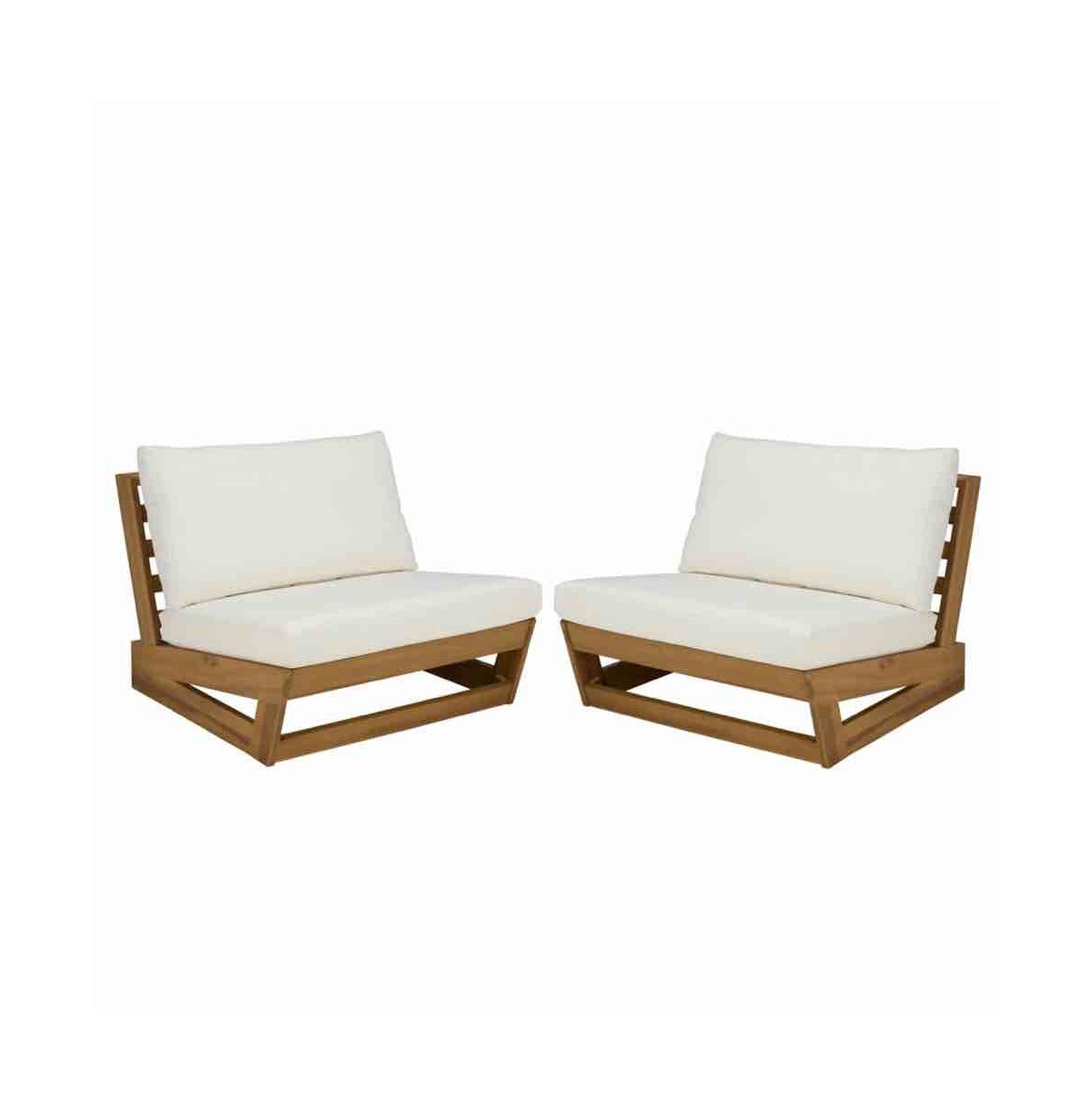 Click here for Augusta Home Set Of 2 Duncan Lounge Chair - Natura... prices