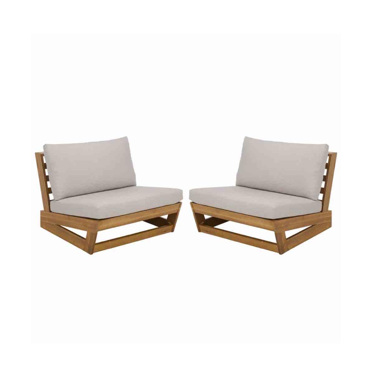 Click here for Augusta Home Set Of 2 Duncan Lounge Chair - Natura... prices