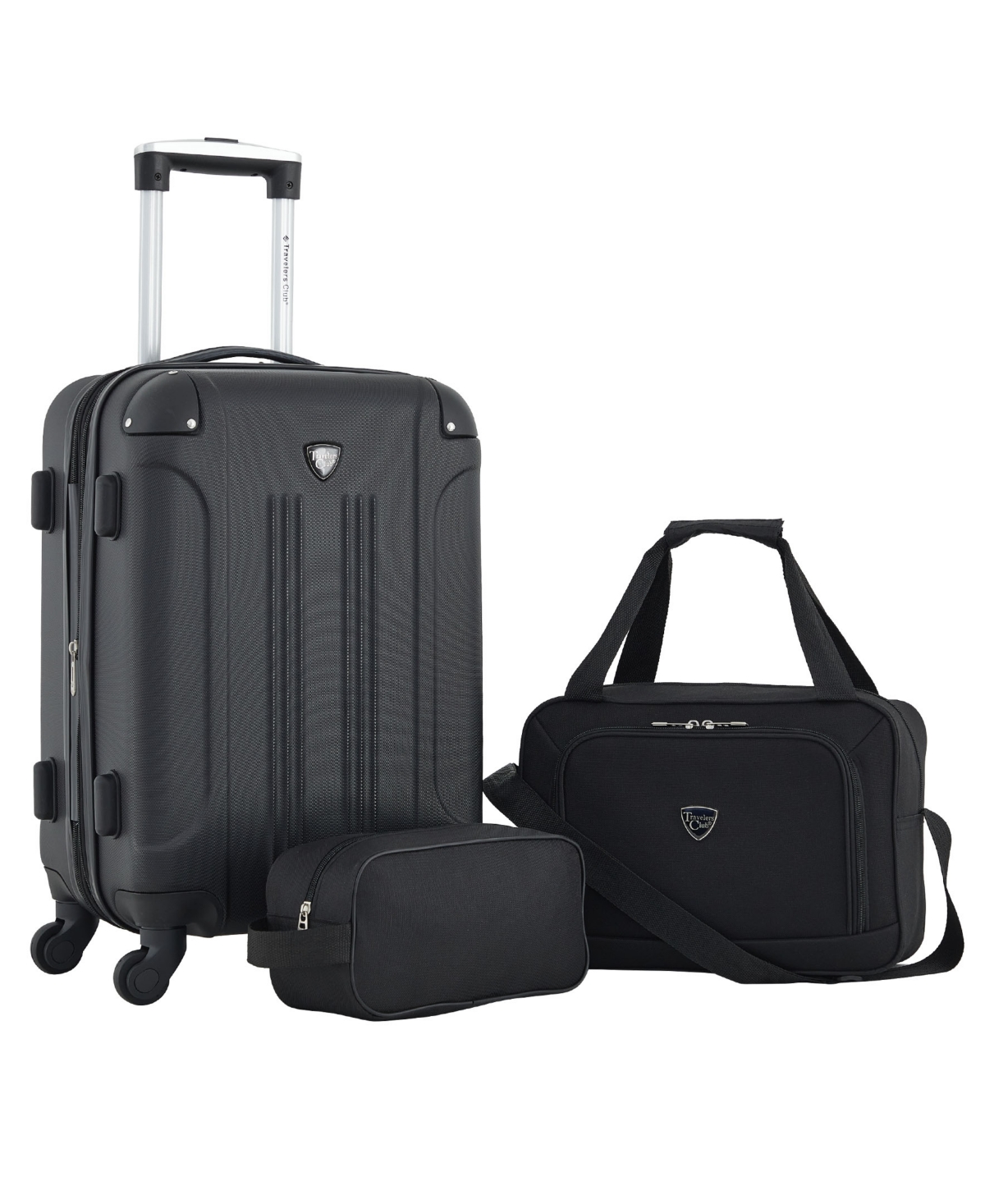 Click here for Travelers Club Chicago 3-Pc  Hardside Luggage Set... prices