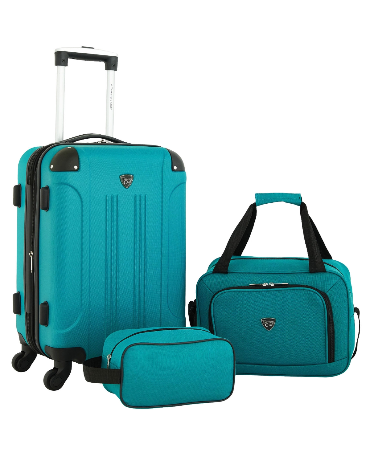 Click here for Travelers Club Chicago 3-Pc  Hardside Luggage Set... prices