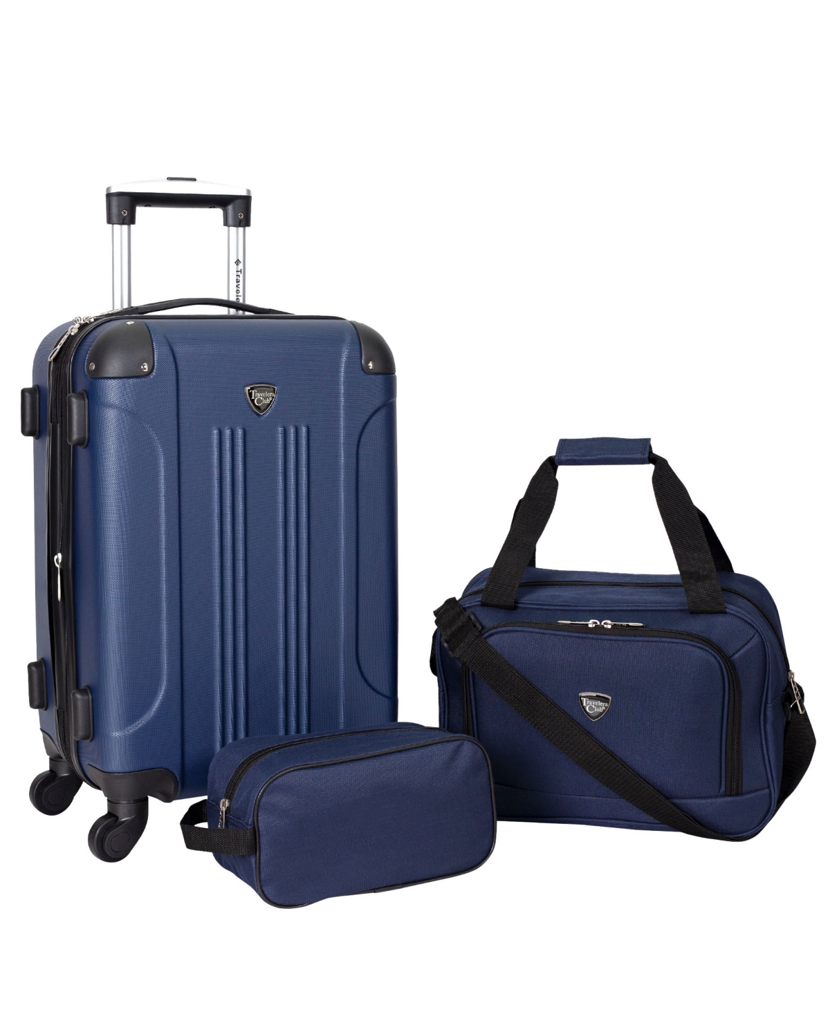 Click here for Travelers Club Chicago 3-Pc  Hardside Luggage Set... prices