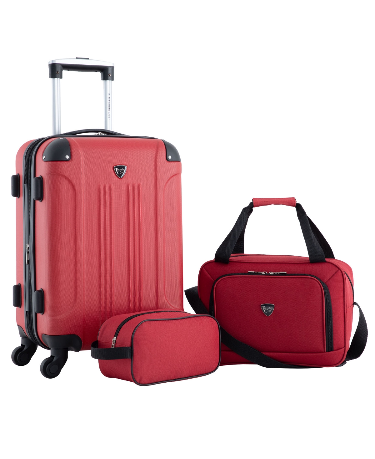 Click here for Travelers Club Chicago 3-Pc  Hardside Luggage Set... prices