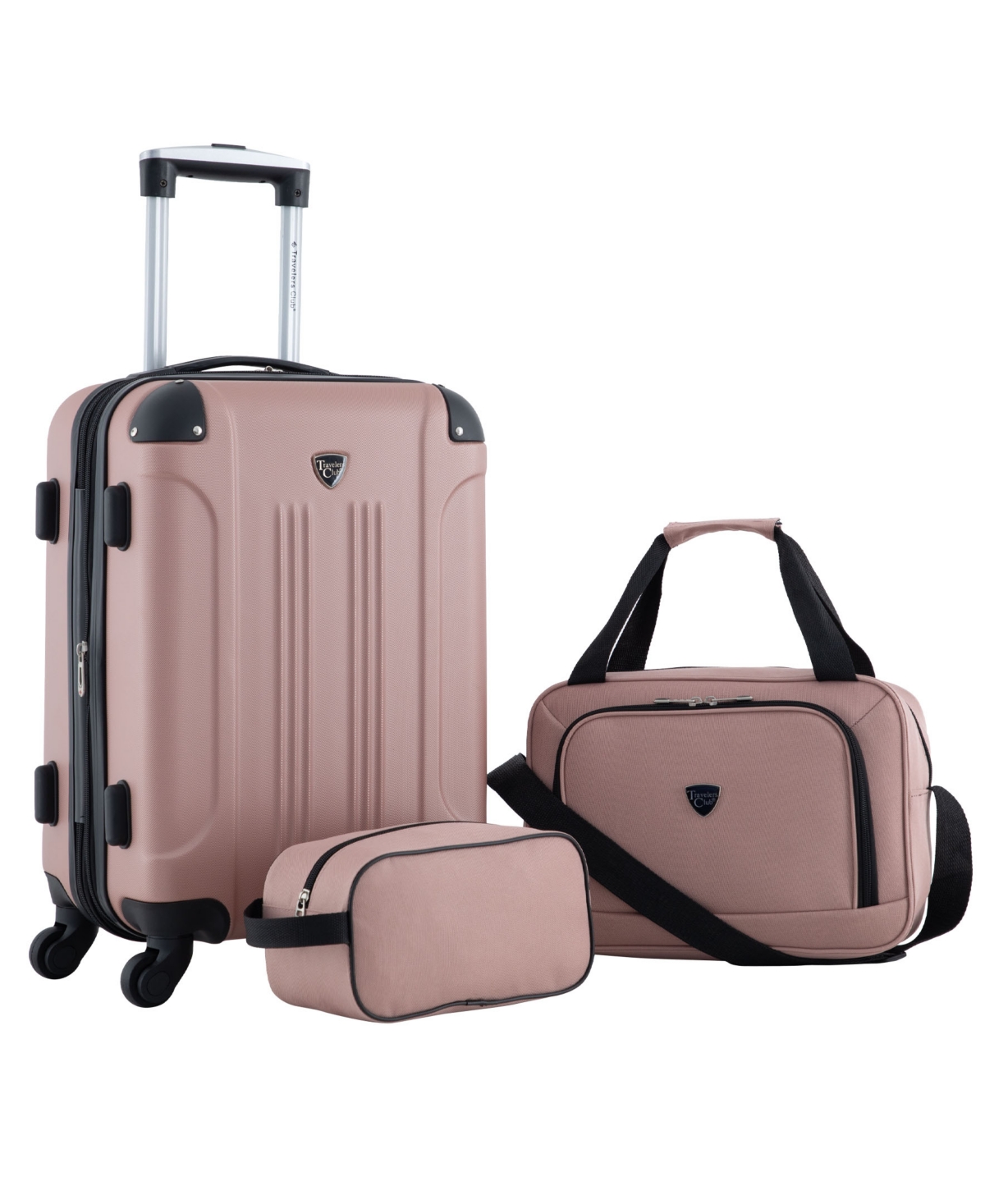 Click here for Travelers Club Chicago 3-Pc  Hardside Luggage Set... prices