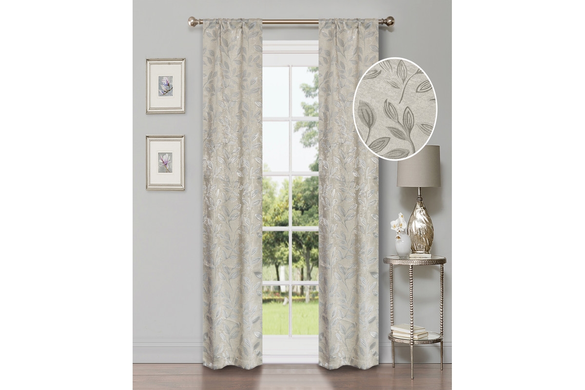 Click here for Superior Leaves Machine Washable Room Darkening Bl... prices